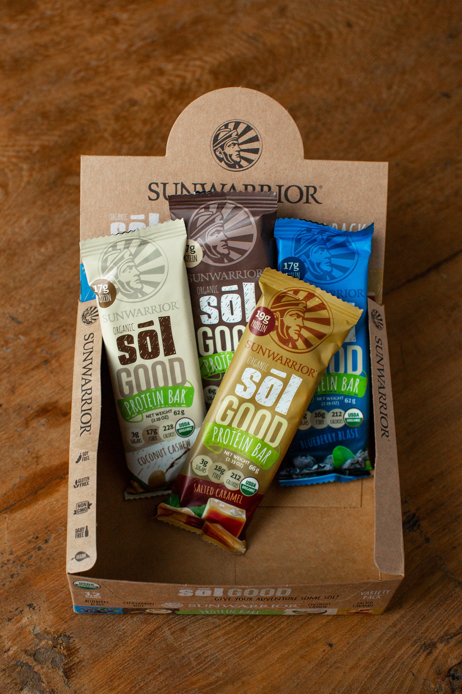 Sunwarrior Sol Good Biologische Proteine Bars Mixed Box / Supplementen ...